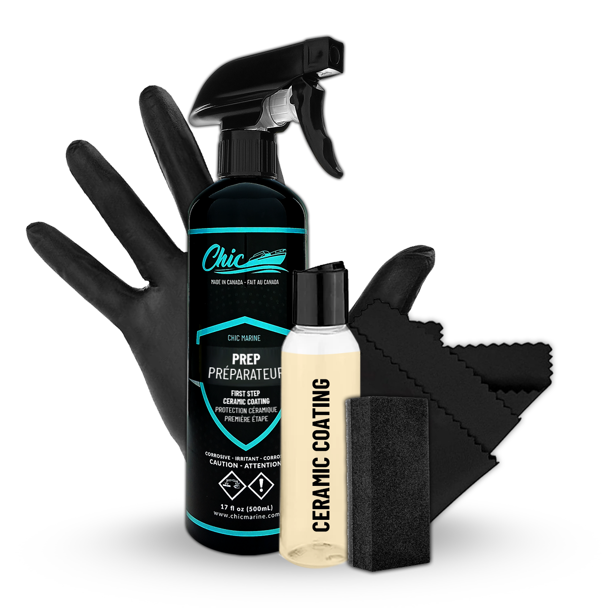 Protection céramique pure pour bateau par Chic Marine